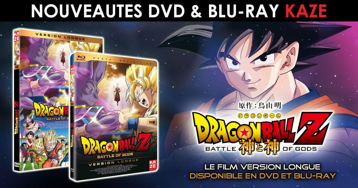 Nouveautés Kaze : Dragon Ball Z - Battle of Gods en DVD et Blu-Ray ...
