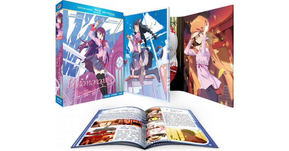 Bakemonogatari - Intégrale + 3 OAV - Edition Saphir - Coffret Blu-Ray