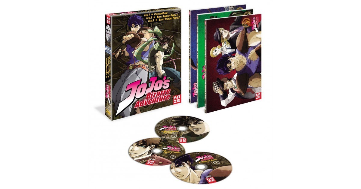 Occasion : Jojo's bizarre adventure - 3 films (Saison 1) - Coffret DVD ...