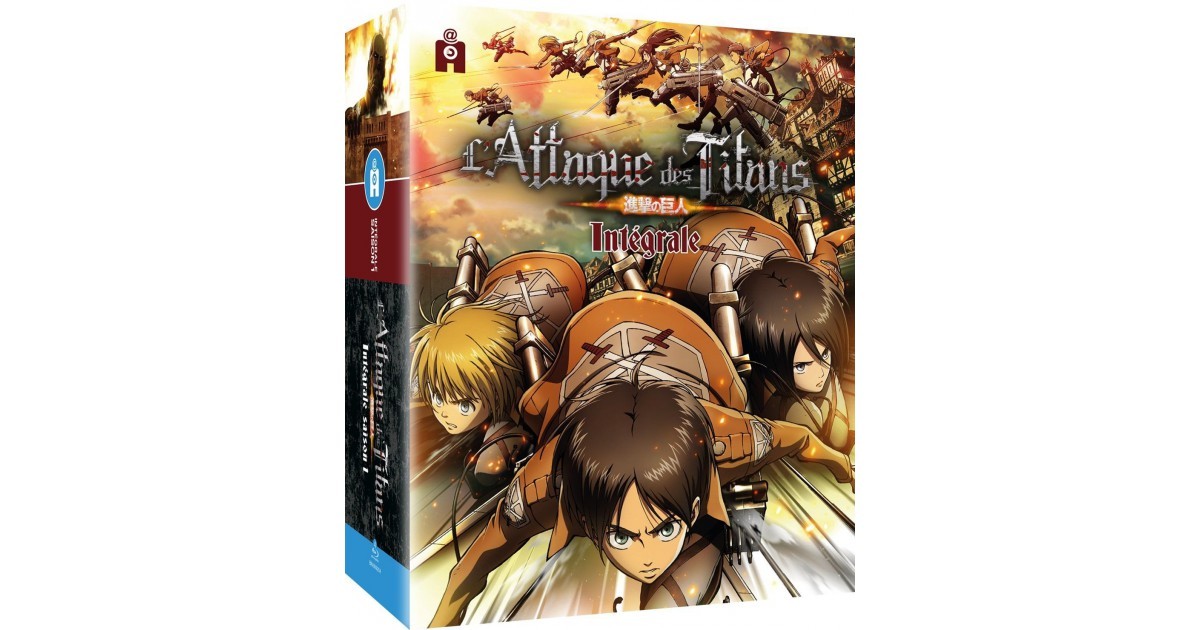 Occasion : L'Attaque des Titans - Saison 1 - Coffret Blu-ray | Anime ...